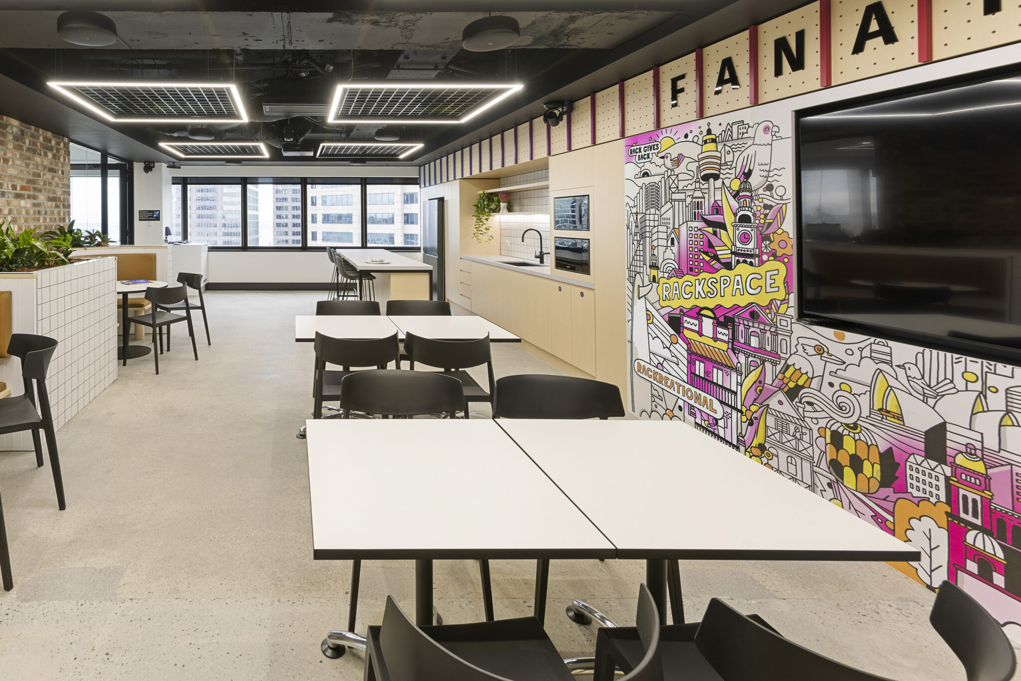 Rackspace office mural – James Gulliver Hancock