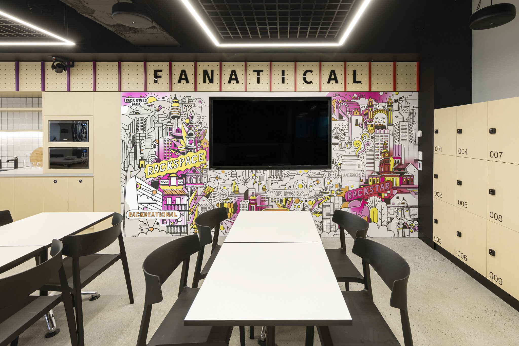 Rackspace office mural – James Gulliver Hancock