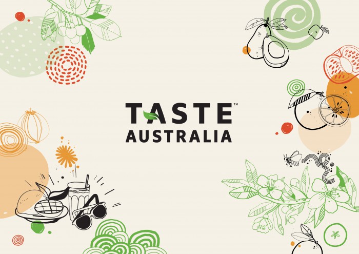Taste Australia identity graphics – James Gulliver Hancock