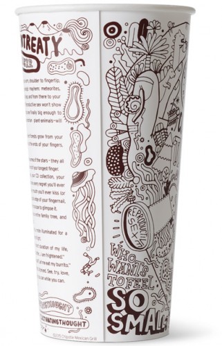Chipotle ‘Cultivating Thought’ cup series – James Gulliver Hancock